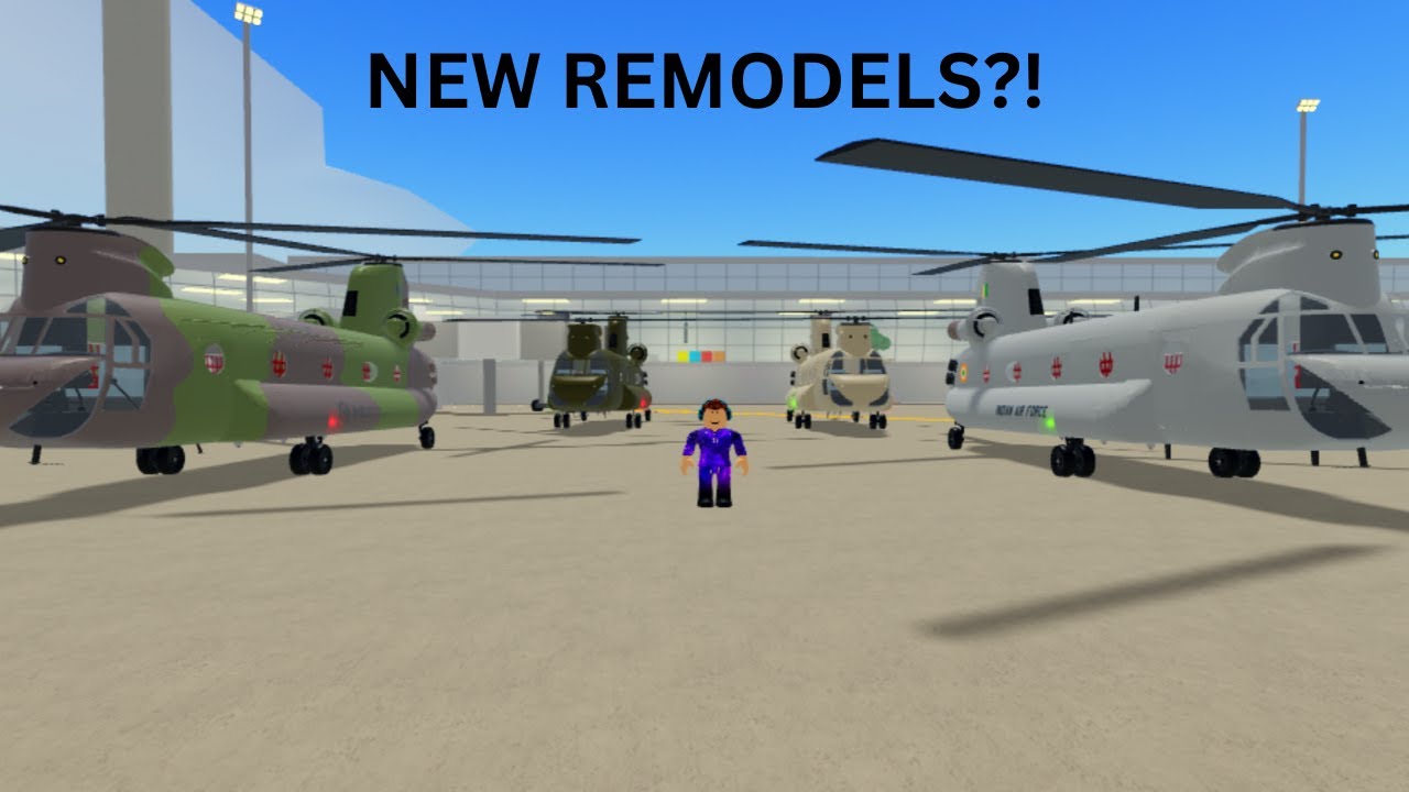 New PTFS Update?! [Chinook Remodel, Ground Crew Vehicles + More ...
