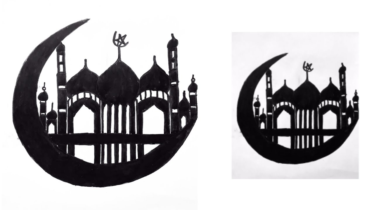 Milad Un Nabi Drawing l Pencil Drawing l Simple Drawing💫 l - YouTube