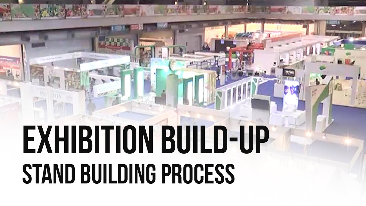 How to Build Exhibition | Exhibition Stand Building Process Time Lapse ...