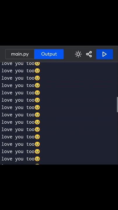 Python Program To Impress Your Crush♥️phython Shortsfeed Shorts Shortvideo Love Viralvideo