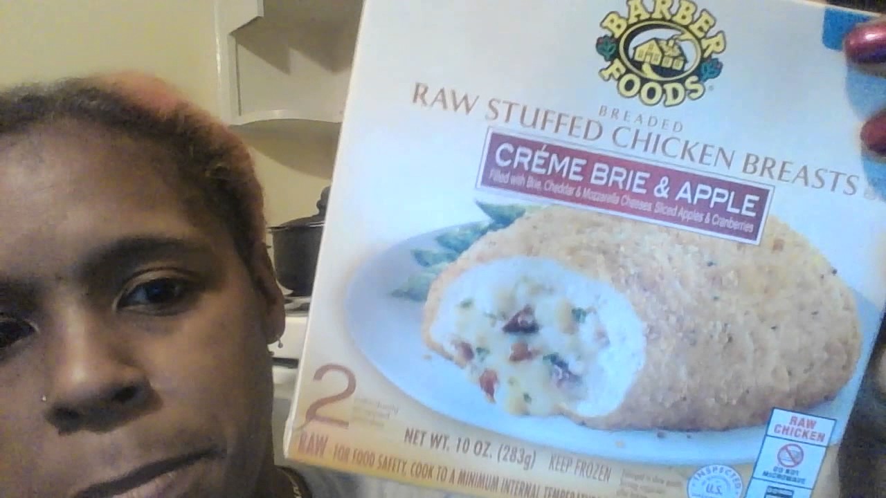 CREME BRIE & APPLE Stuffed Chicken!!! YUMMY!!! - YouTube