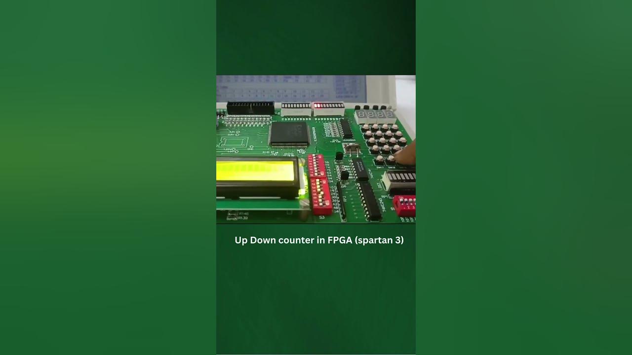 Up down counter in FPGA (spartan 3) - YouTube