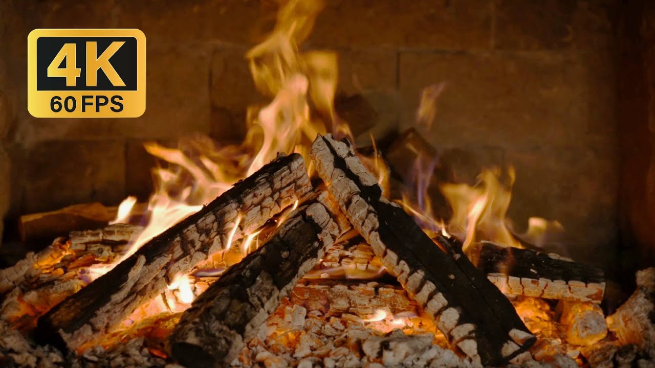 🔥 The Best Fireplace 4K Ultra HD (12 HOURS) Fireplace 4K with Crackling ...