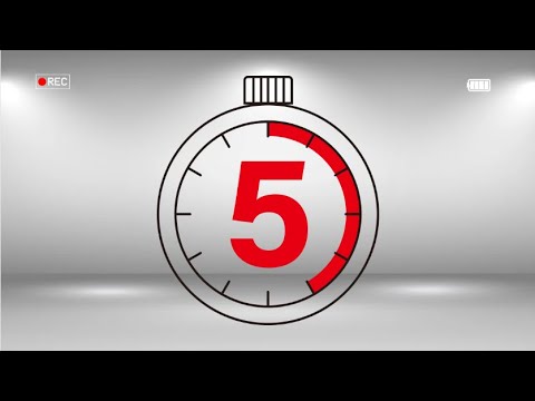 5 Seconds Timer Countdown With Voice - YouTube