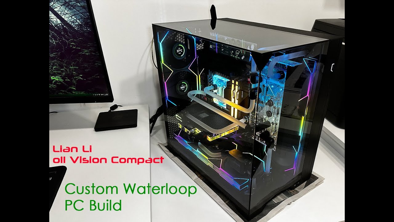 Lian Li o11 Vision Compact Custom Waterloop Build - YouTube