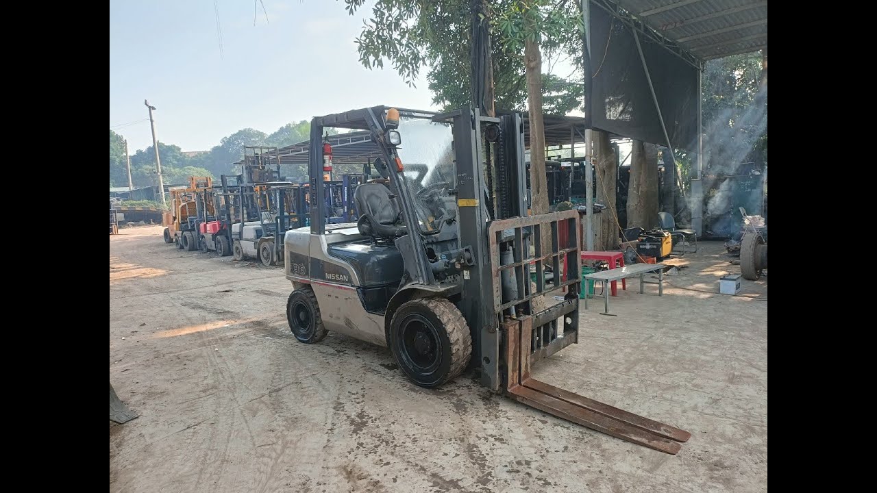 Giới thiệu xe nâng dầu 3 tấn nissan cực đẹp, máy chất, gật gù, nhập ...