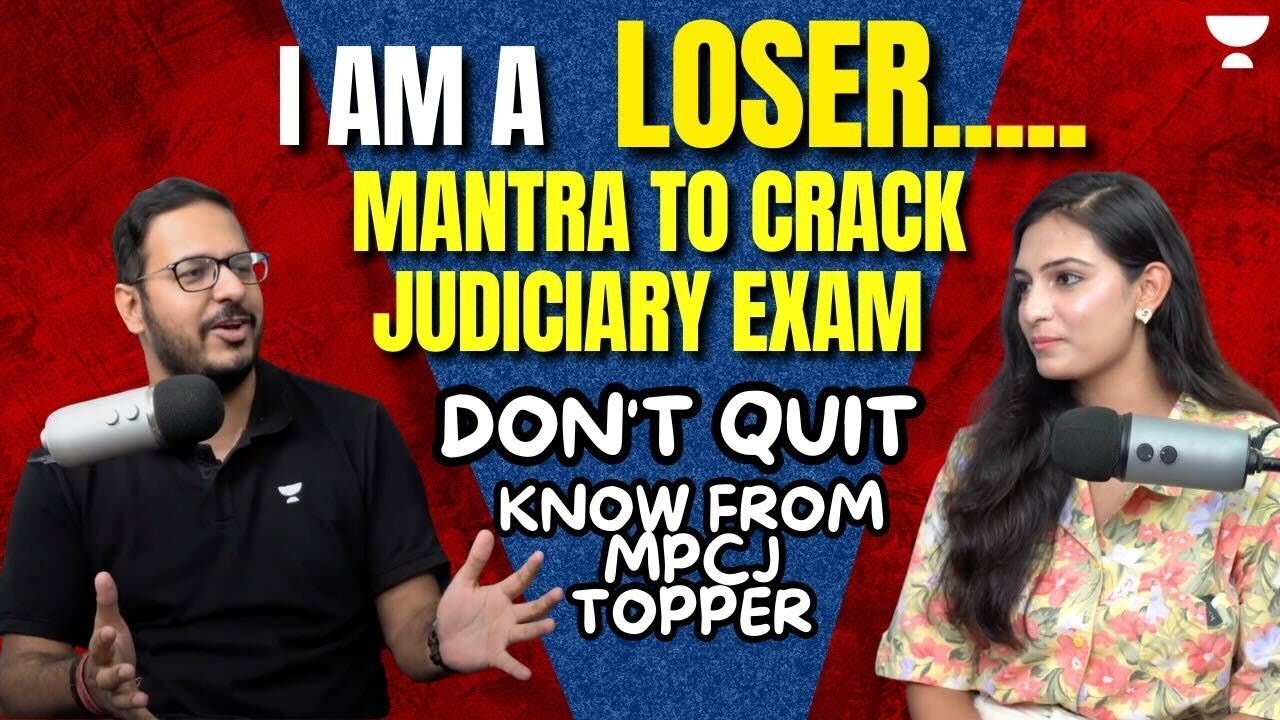 How To Crack Judiciary Exam in 1st Attempt | MPCJ Topper | Drutika Upadhyay | Judiciary World ...