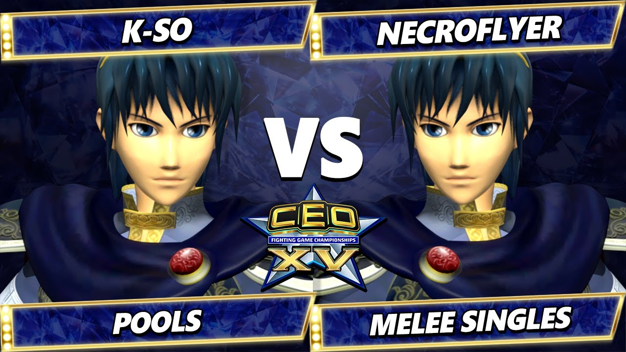 CEO 2025 - K-so (Marth) Vs. Necroflyer (Marth) Smash Melee - SSBM - YouTube