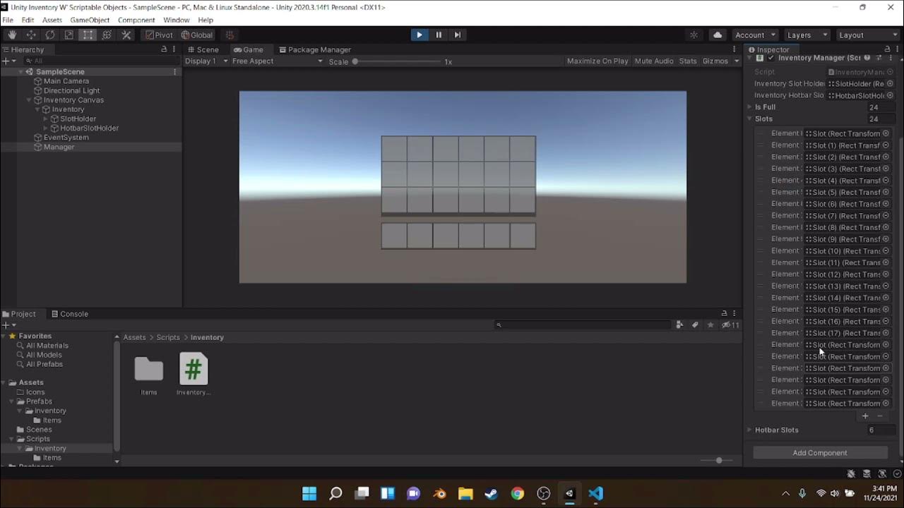 Creating A Rust Style Inventory In Unity || Stackable Item Inventory System - YouTube
