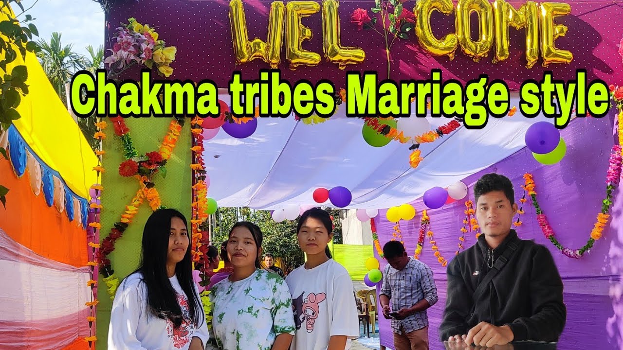Chakma tribes Marriage style i attend our village Marriage party - YouTube