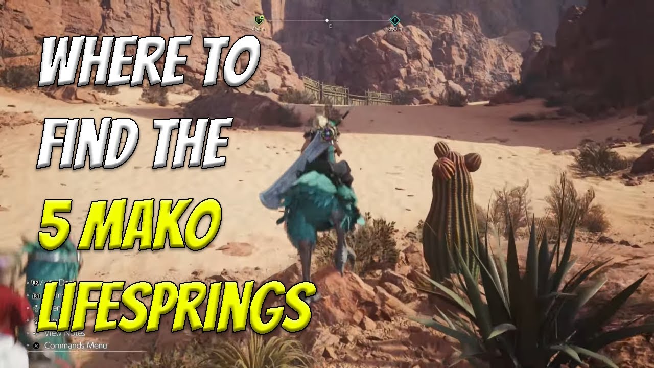 Measure The Mako Frequency - All 5 Lifespring Locations | Final Fantasy ...