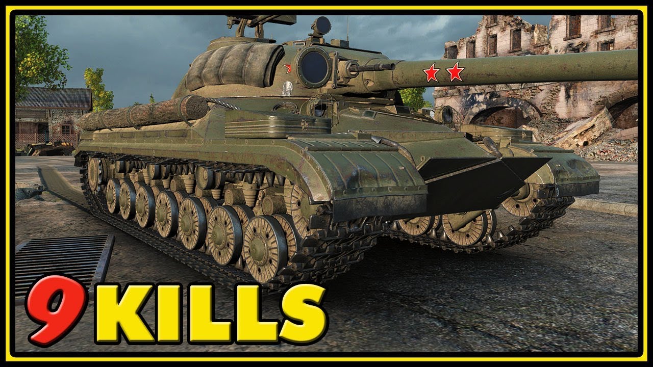 T-10 - 9K Dmg - World of Tanks Gameplay - YouTube