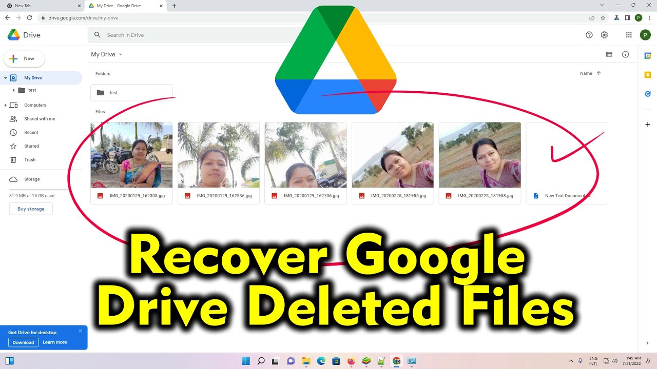 How To Recover Google Drive Deleted Files YouTube How To Recover Google Drive Deleted Files YouTube