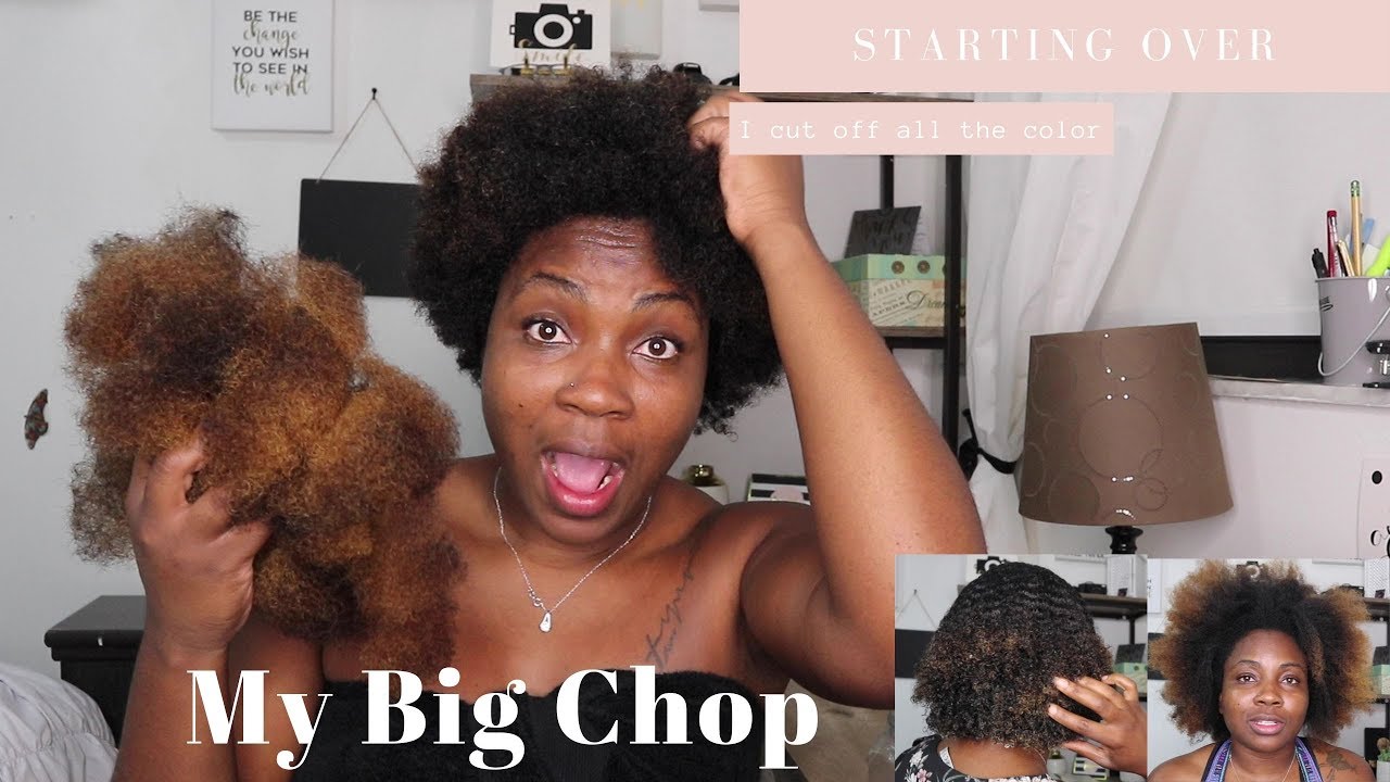 I Did the Big Chop Again! - YouTube