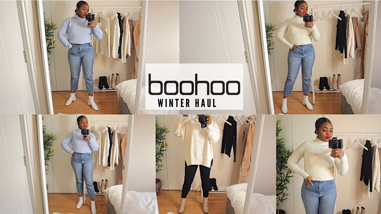 BOOHOO WINTER TRY ON HAUL 2019 - YouTube