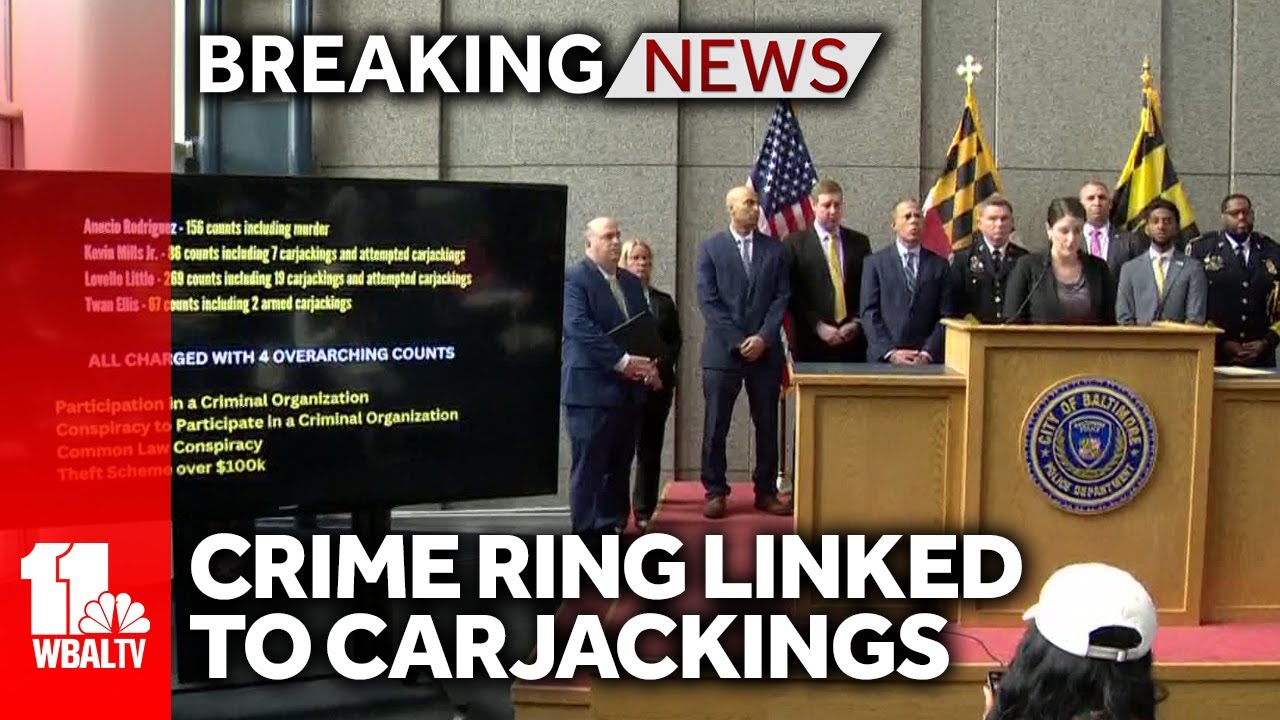 Indictments announced against organized crime ring - YouTube