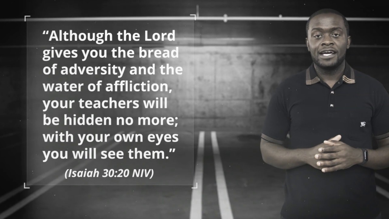 2 MINUTES TUESDAY - The bread of Adversity and The Water of Affliction ...