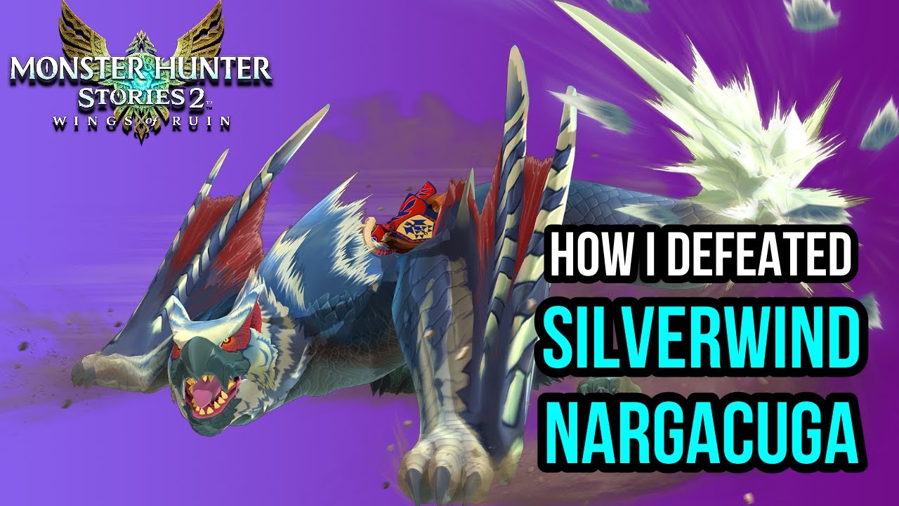 Coaching Myself To Beat Silverwind Nargacuga In Monster Hunter Stories ...
