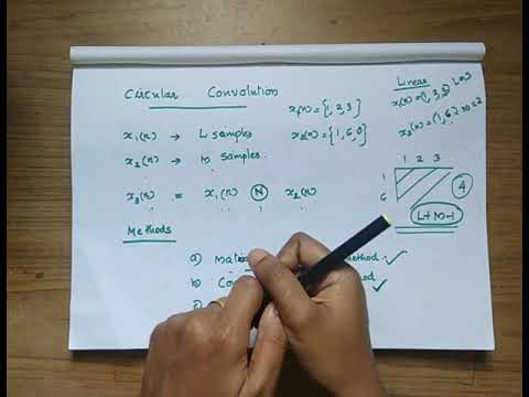 Circular convolution - Concentric circle method, Matrix method. (DSP module 1 - class 4) - YouTube