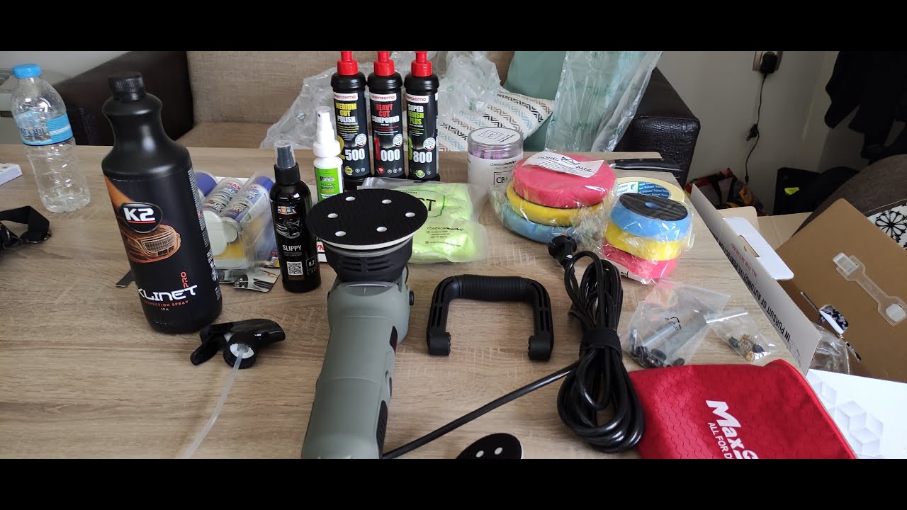 Maxshine M8s V2 1000w-Greek Presentation(ελληνική παρουσίαση έκκεντρου ...