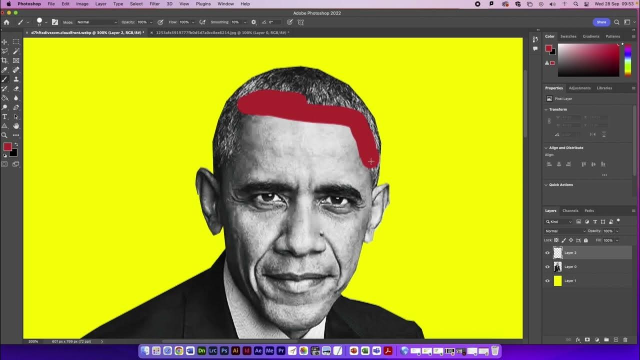 PHOTOSHOP ANDY WARHOL CUTOUT TUTORIAL - YouTube