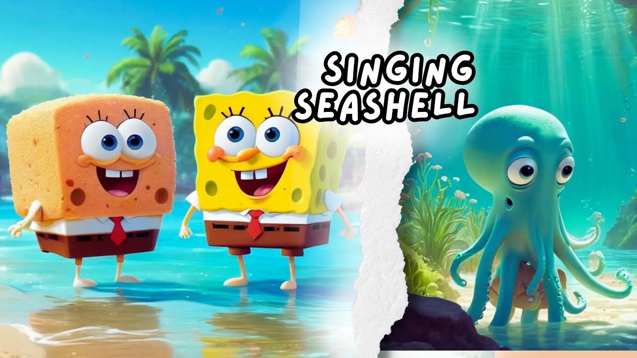 SpongeBob and the Mystery of the Singing Seashell 🦀 - YouTube