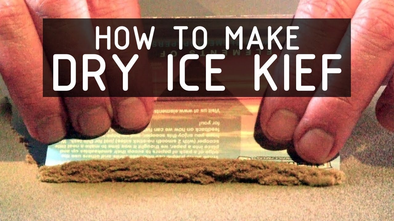 How to Extract Kief from Cannabis Flowers Using Dry-Ice (Solid CO2 ...