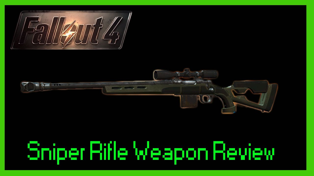 Sniper Rifle Weapon Review - Fallout 4 - YouTube