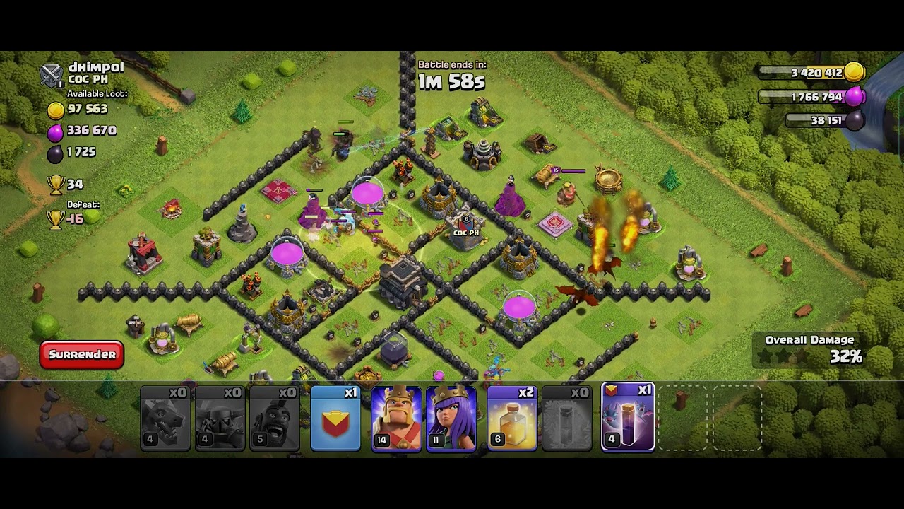 Easy 3 Stars on Level 09 Town Hall | COC | Clash of Clans - YouTube