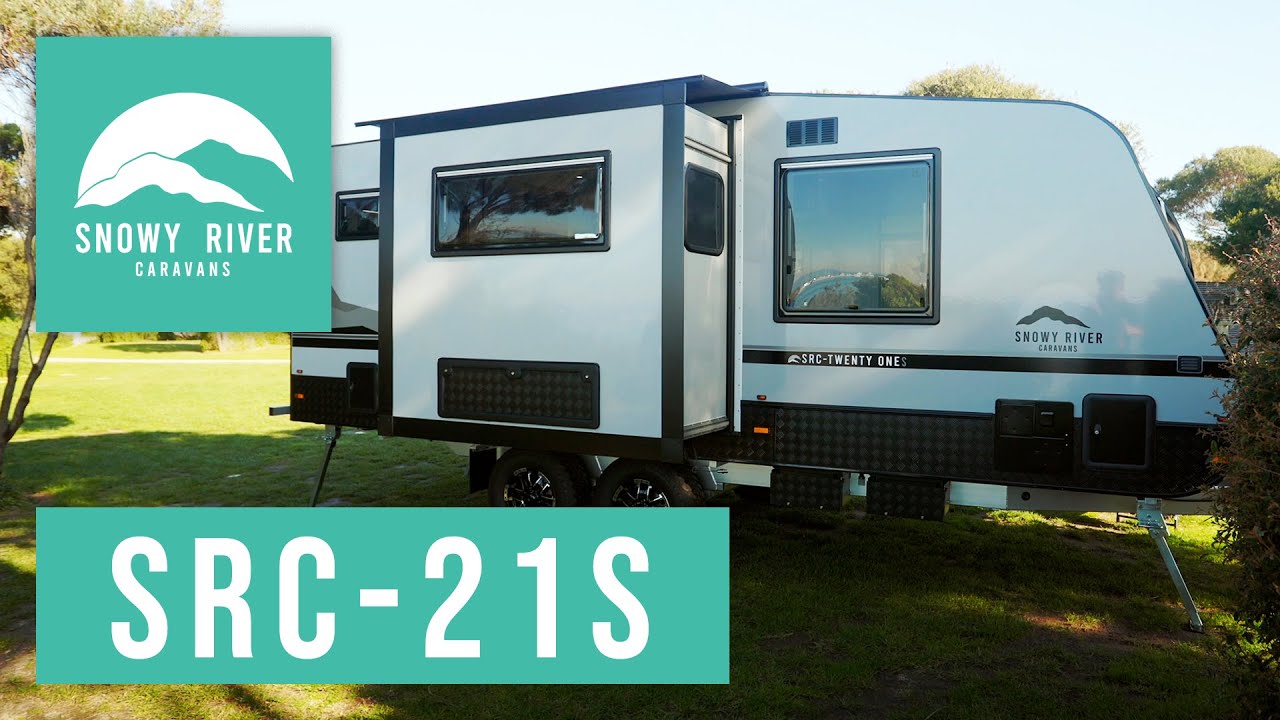 Snowy River Caravans - Walkthrough Video of a 21ft Slide out caravan ...