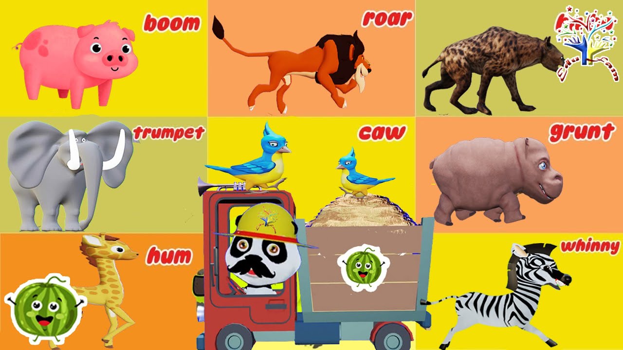 The Animal Sounds Song AG4AS8 | Guess The Animals | Kids Funny Songs ...