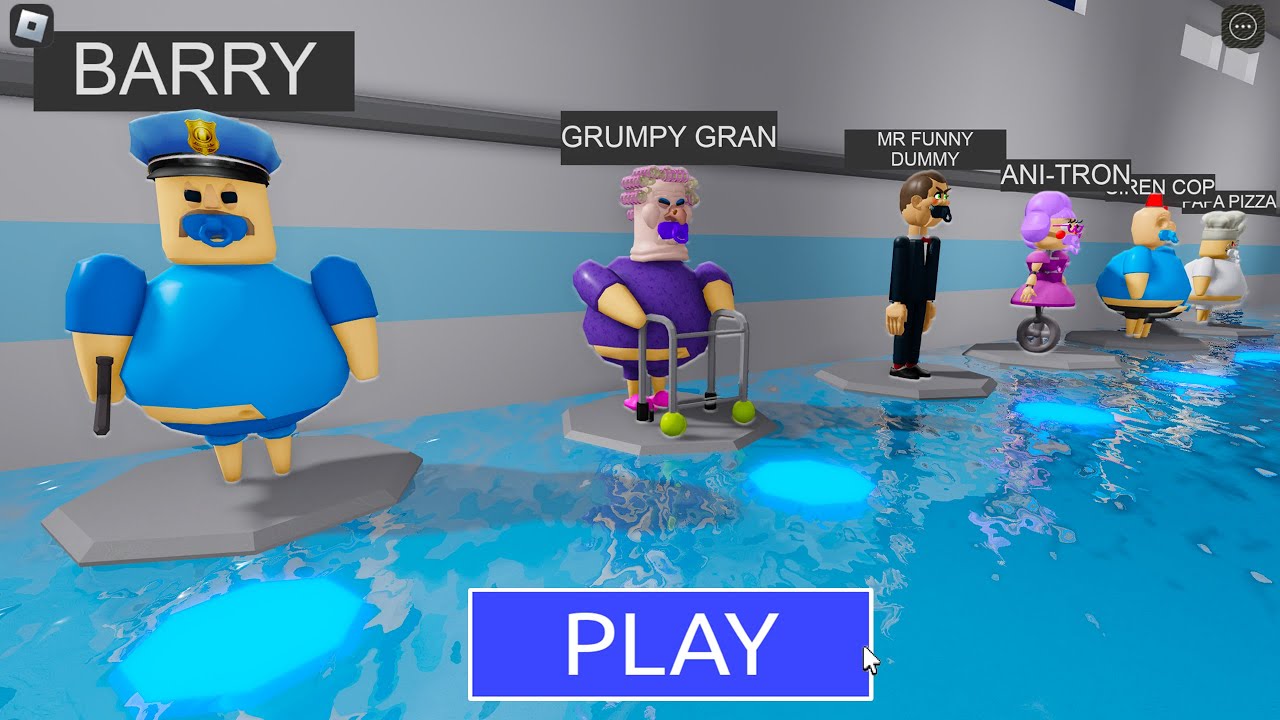 Escaping from a WATER BABY BARRY PRISON RUN! And BECAME a BABY BARRY ...