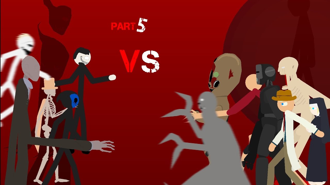 SCP Vs Creepypasta Part 5 | Stick Nodes Read in Desc - YouTube