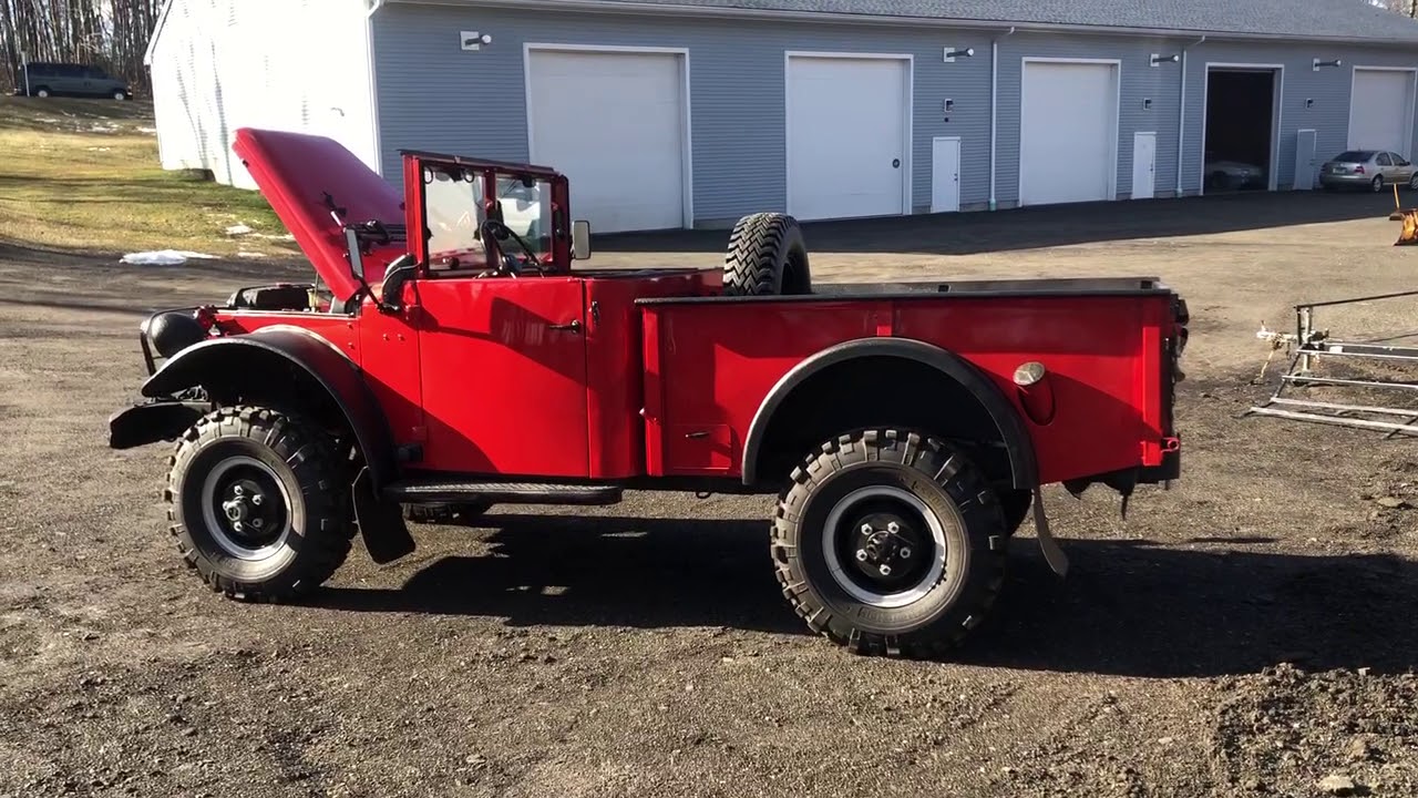 Dodge M37 with Cummins 4BT Diesel - YouTube