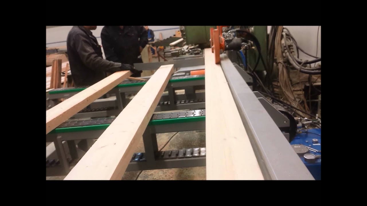 Moulder infeed - YouTube