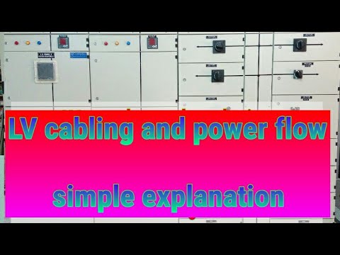LV cabling system and power flow diagram explaining new - YouTube