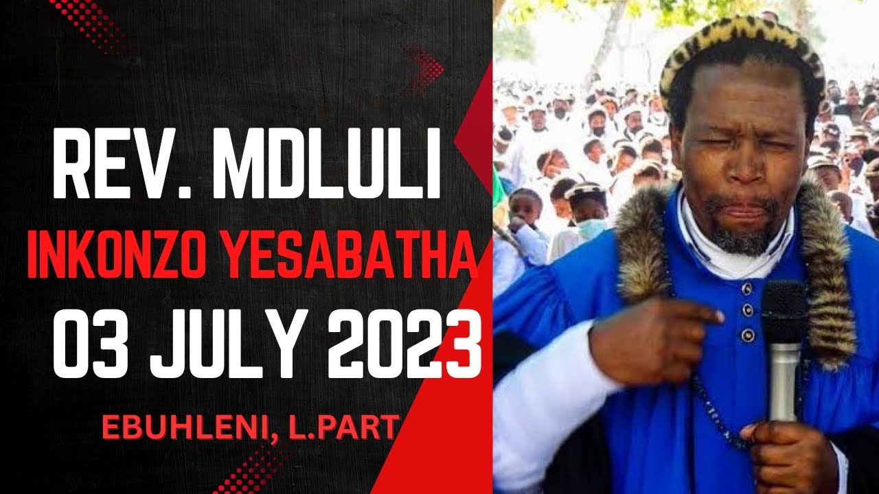 UShembe Uyazigezela Izono (Rev. Mdluli) 03 July 2023 #shembe # ...