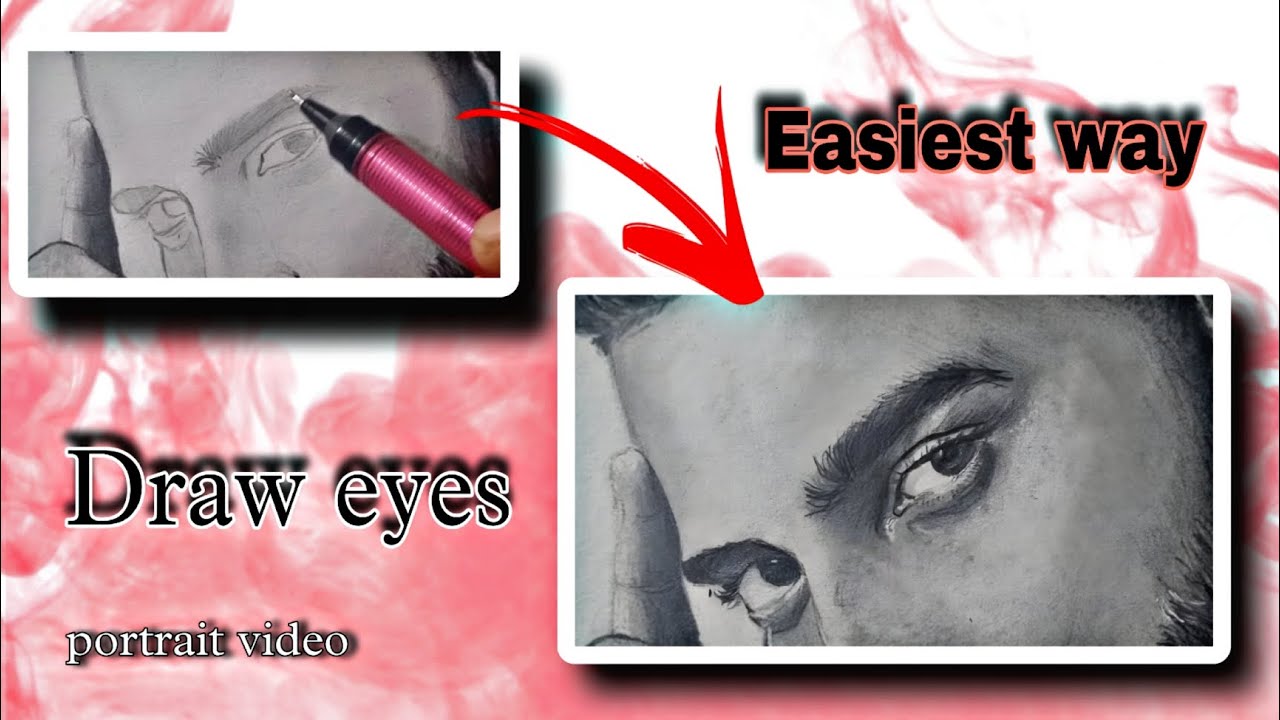 Easiest way to Shade Eyes into realistic eyes | shading ideas| 4k ultra ...