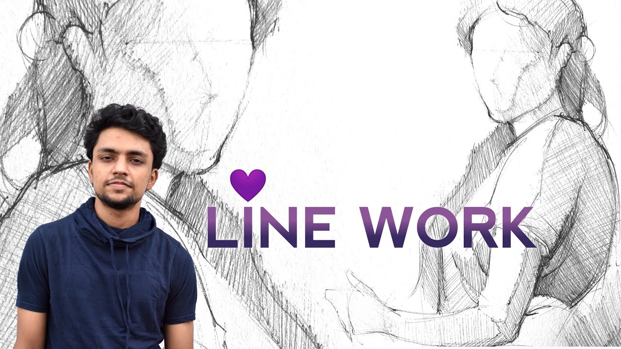 LINE WORK 💜 | Best Drawing Lessons for Beginners - YouTube