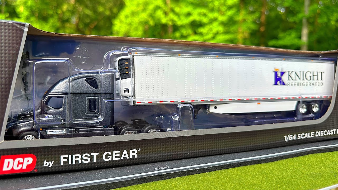 DCP 1/64 Freightliner Cascadia Knight Refrigetated - YouTube