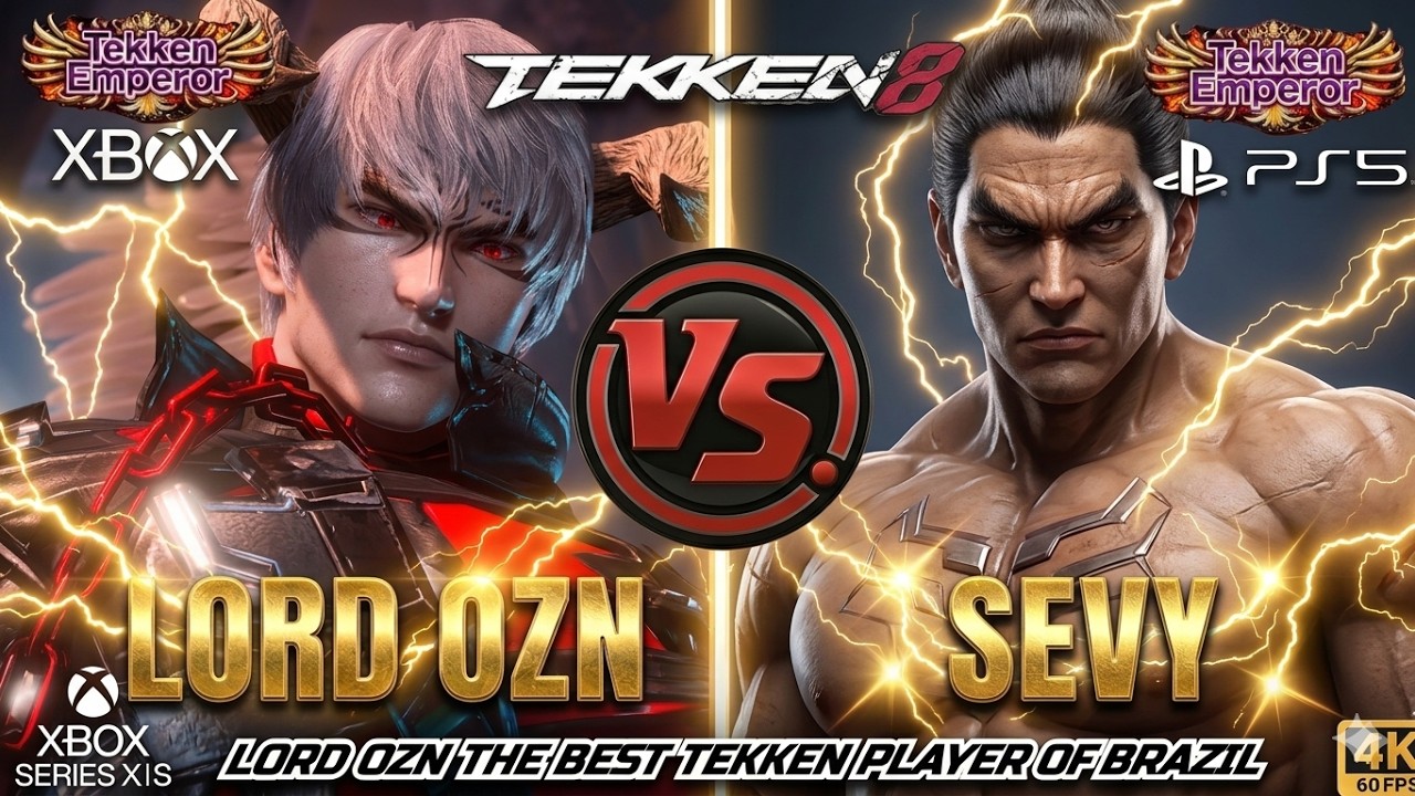 TEKKEN 8: LORD OZN THE BEST TEKKEN PLAYER OF BRAZIL (DEVILJIN) Vs SEVY ...