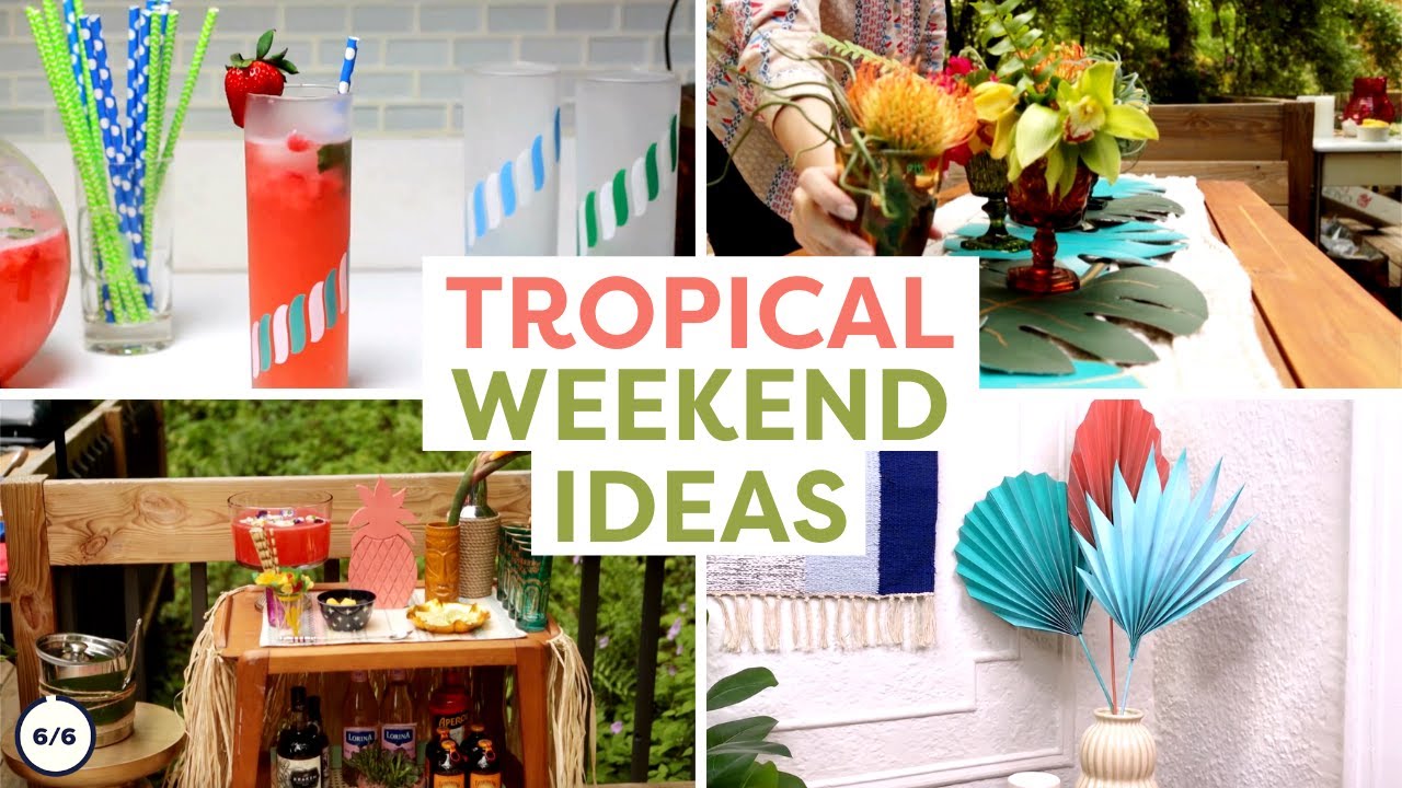 6 Tropical DIY Projects | Tropical DIYs - YouTube