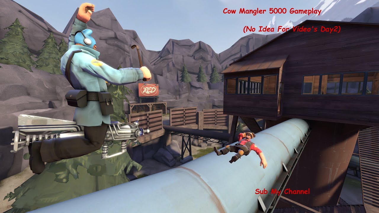 Cow Mangler 5000 gameplay [TF2] - YouTube
