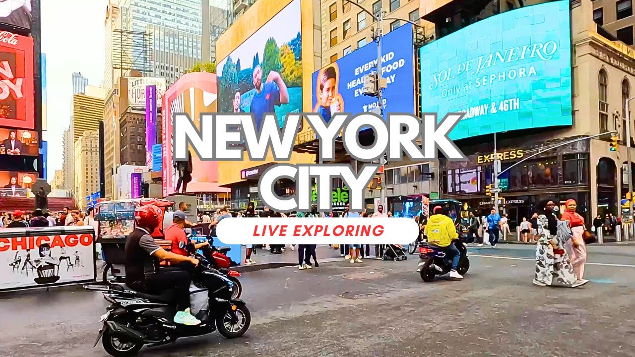 New York City Live Exploring On Saturday Afternoon - YouTube