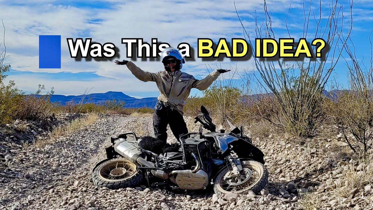 Motorcycle Adventure Riding Gone Wrong! | BIG BEND MOTORCYCLE RIDING # ...