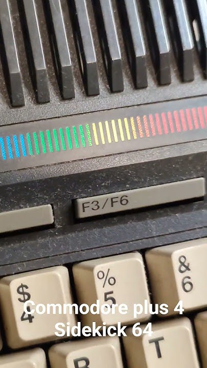Sidekick 64 with the Plus 4 adapter Commodore 264 line 8 bit computers - YouTube