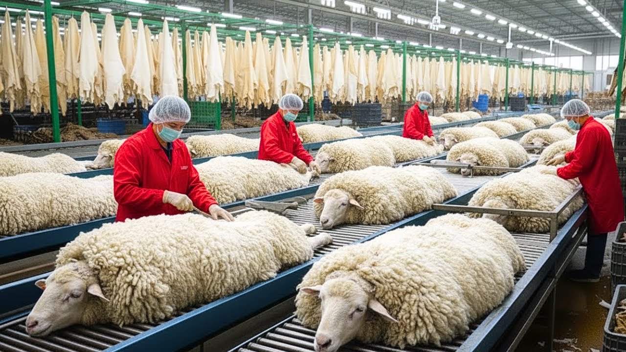 Inside the Sheep-Fur Factory: How Luxury Meat and Woolly Pelts Are Made ...
