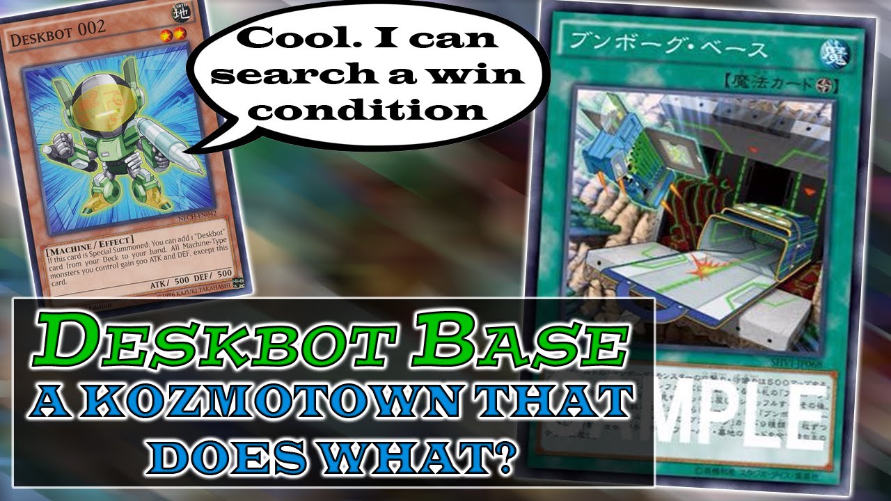 Deskbot Base Card Review: A Kozmotown That Does What? - YouTube