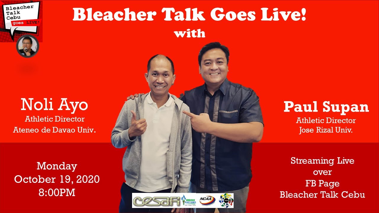 Bleacher Talk Goes Live with Noli Ayo & Paul Supan - YouTube