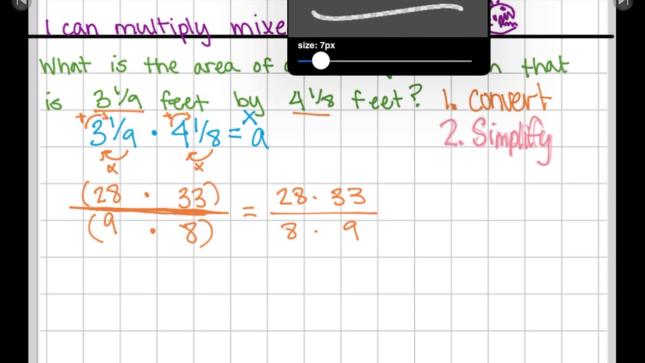 Multiplying Mixed Numbers (Detailed Version) - YouTube